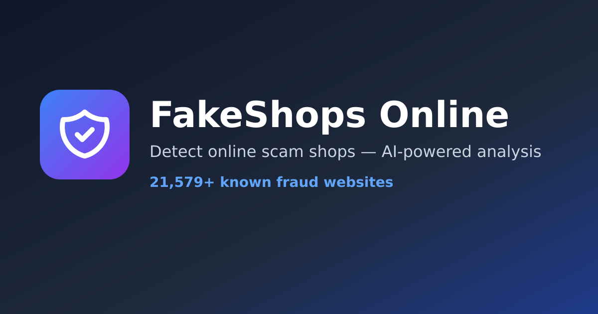 Fake-Shop Checker: Detect Online Scams Safely | FSO
